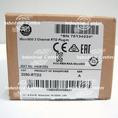 2080-RTD2 AB Micro800 2 Channel RTD Plug-In Spot Goods Brand New in Box ...