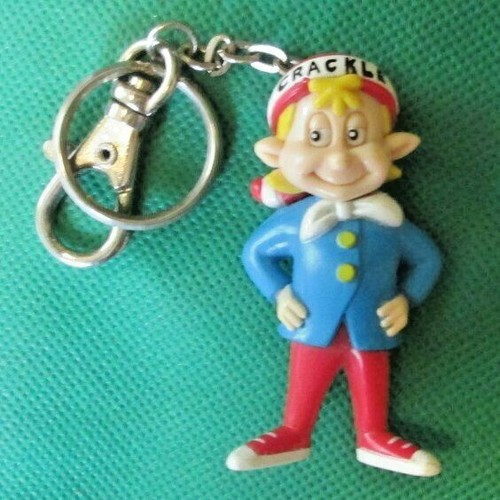 Kellogg's Cereal CRACKLE PVC figure keyring key chain keychain clip-on ...