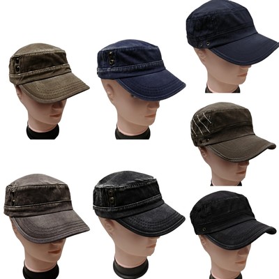 Mens Womens Castro Cadet Cap Military Army Hat Patrol Baseball Caps-NWT ...