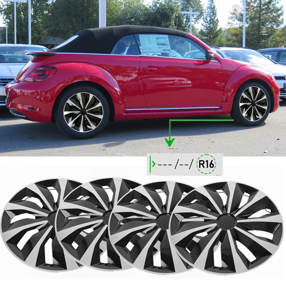 16" Set of 4 Wheel Covers Hubcaps Tire Steel Rim fits R16 For ...