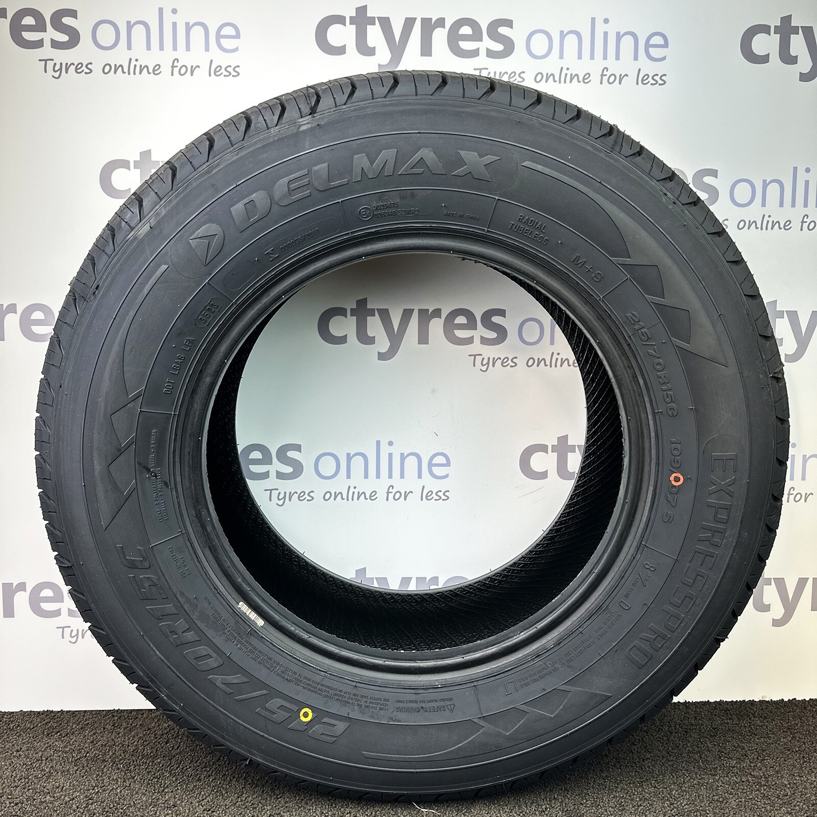 2X New 215 70 15 215/70R15c VAN TYRES 109/107S DELMAX EXPRESSPRO *C/C ...
