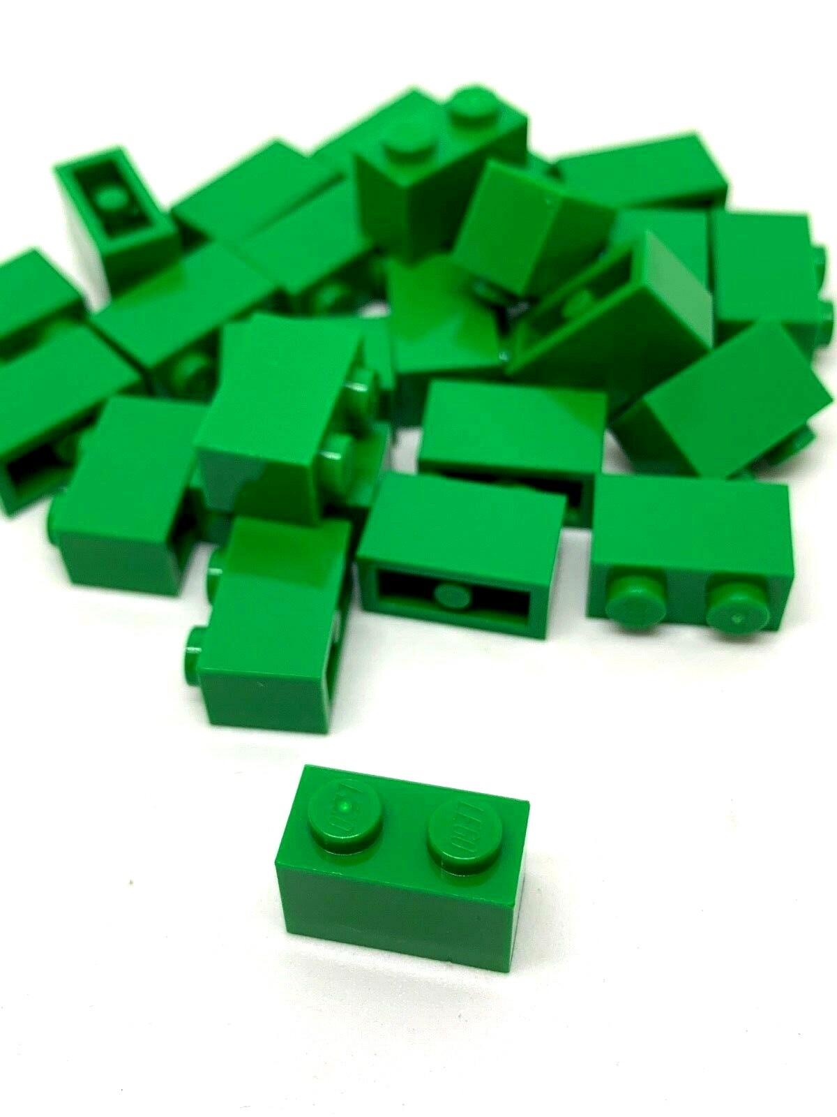 1X2 LEGO GREEN BRICKS LOT OF 25 PARTS #3004 1 X 2 AFOL MASTER | eBay