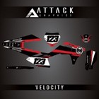 Attack Graphics Custom Velocity Complete Bike Graphics Kit | eBay