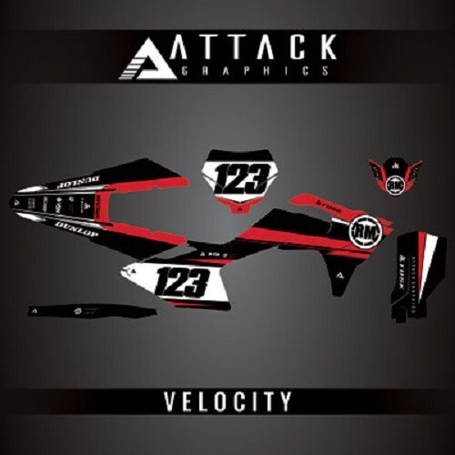Attack Graphics Custom Velocity Complete Bike Graphics Kit | eBay