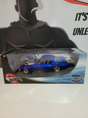 Hot Wheels 100% Hot Wheels Pro Mod Style Corvette #54588 Blue | eBay