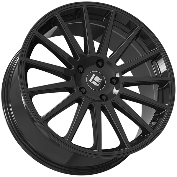 (Set of 4) Staggered-Touren TR92 22" 5x4.5" 32mm Gloss Black Wheels ...