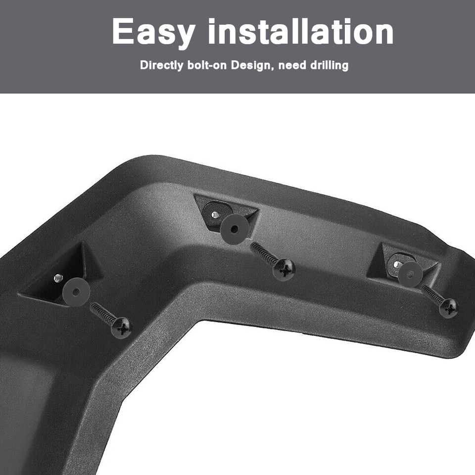 Front & Rear Fender Flares Mud Guards for 2016-2024 Can-Am Defender ...