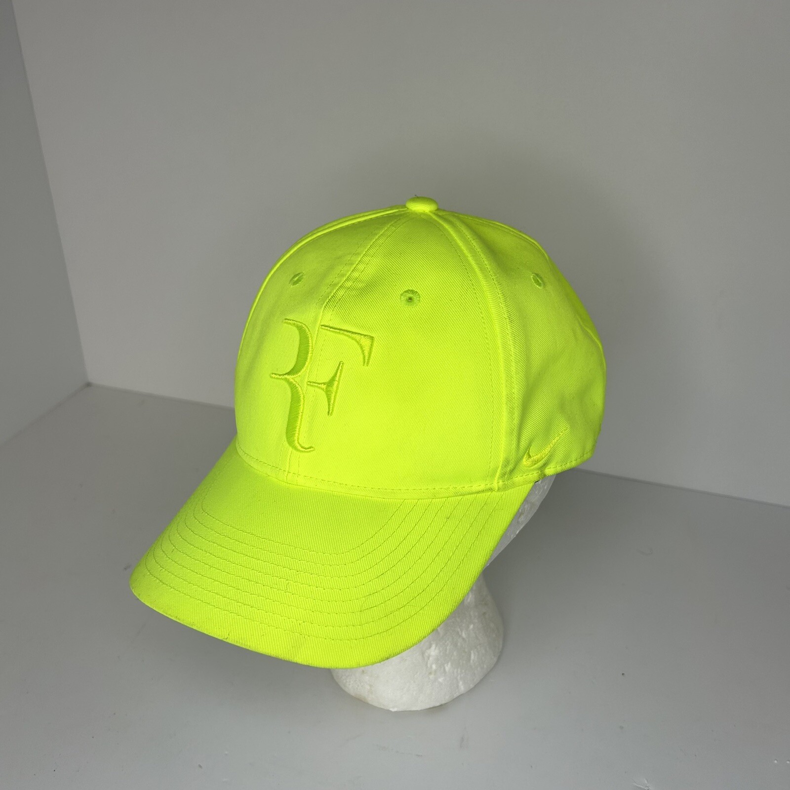Nike Roger Federer RF Legacy 91 Hat Cap Volt Yellow T… - Gem
