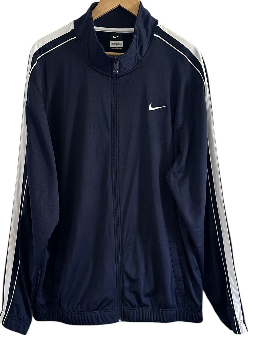 Nike Mens Track Jacket Basketball Full Zip In/Out Pockets Nike Mens Track Jacket Basketball Full Zip In/Out Pockets