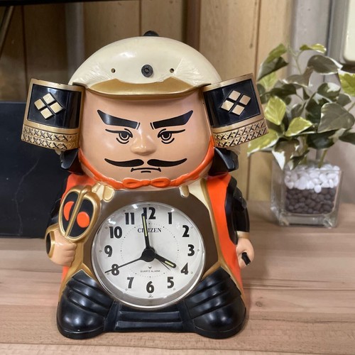 Rhythm Citizen Talking Japanese Samurai Alarm Clock Quartz | eBay