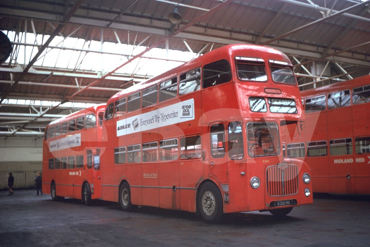Bus Photo - Midland Red 5361 6361HA BMMO D9 depot shot | eBay UK