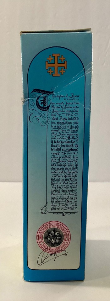 Holy Water Bottle From The Sacred Jordan River Cross Shaped Topper ...