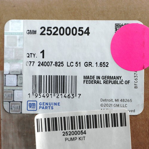 OEM NEW 2017-2021 Encore Sonic Trax 1.4L Engine Oil Pump Assembly ...