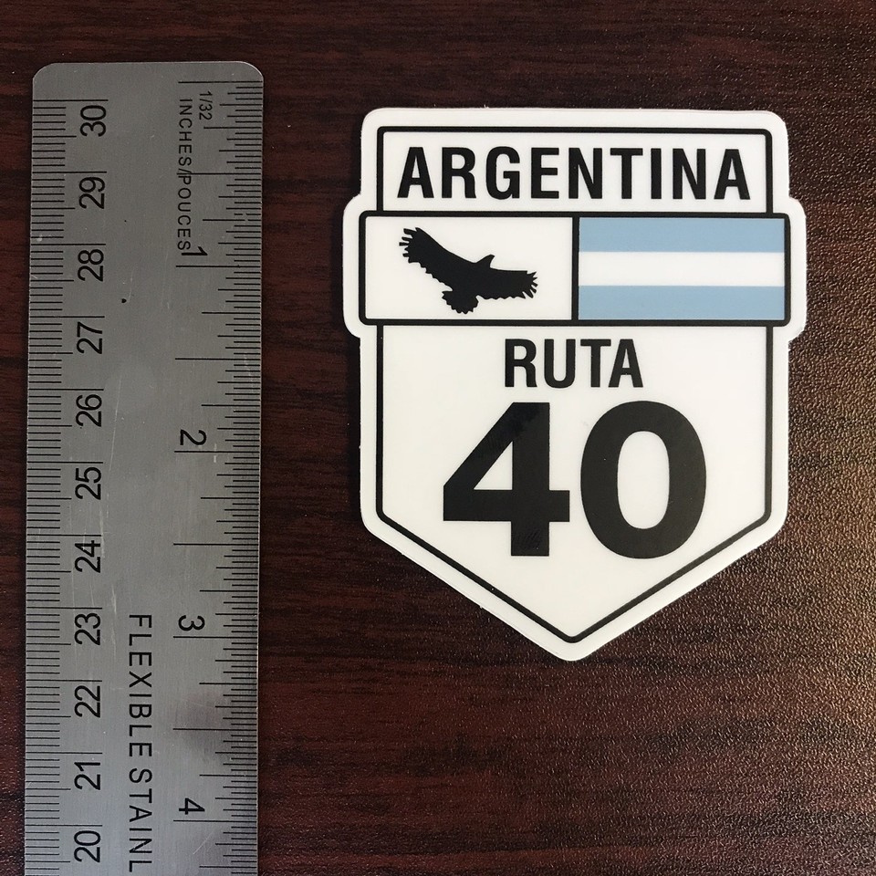 Argentina Ruta 40 Car Decal / Sticker Panamerican Highway 3” Route 40 ...