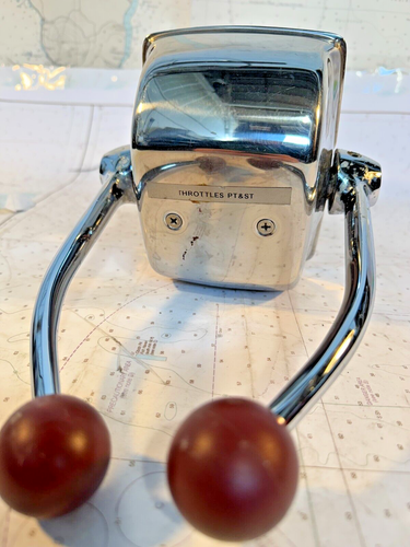 Morse Dual Handle Control, Red Knobs, Used. | eBay