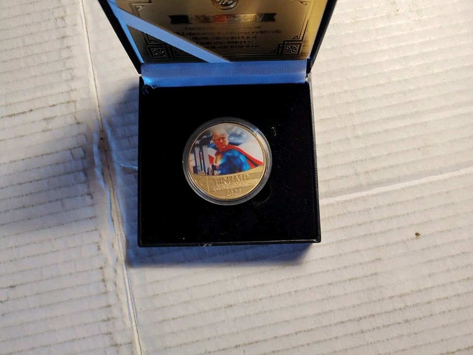 2020 Donald Trump President 24 Karat Gold Commemorative Coin Keep ...