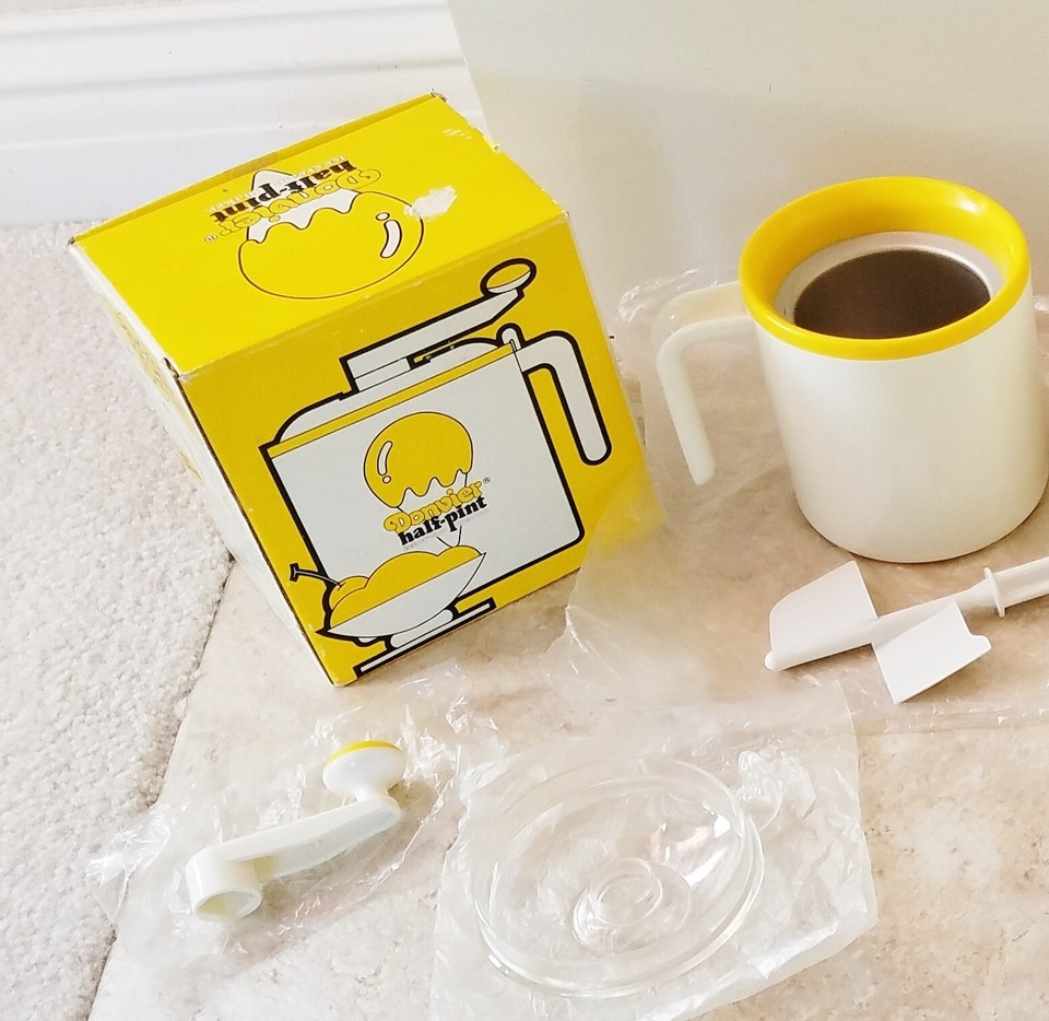 Vintage Donvier Chillfast Manual Ice Cream Makers 1/2 Pint | eBay