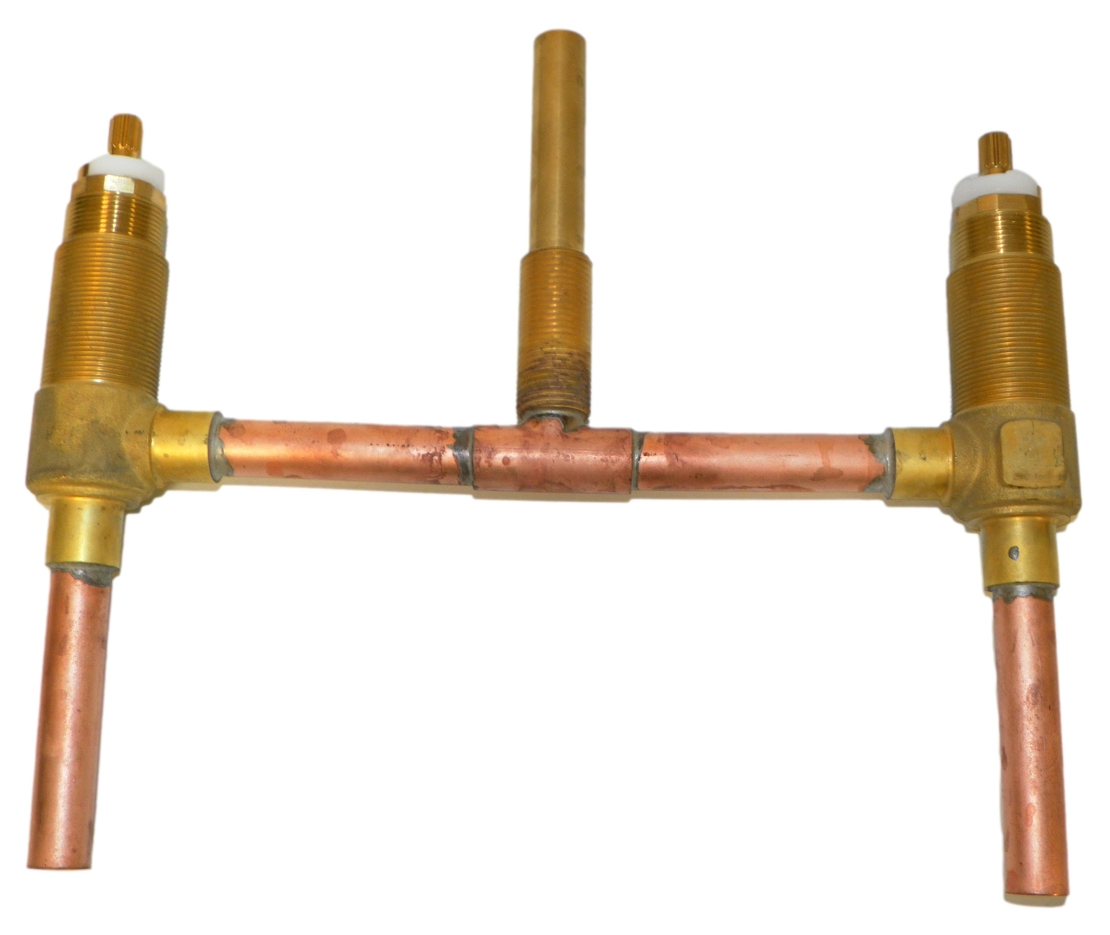 Pfister 0X6-050R Rough In Valve 3 hole Faucet Roman Tub Brass | eBay