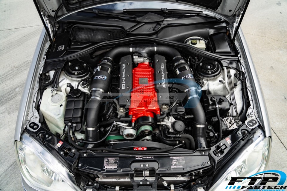 Mercedes-Benz E55 AMG Performance Wrinkle Black Intake M113K E55 CLS55 ...
