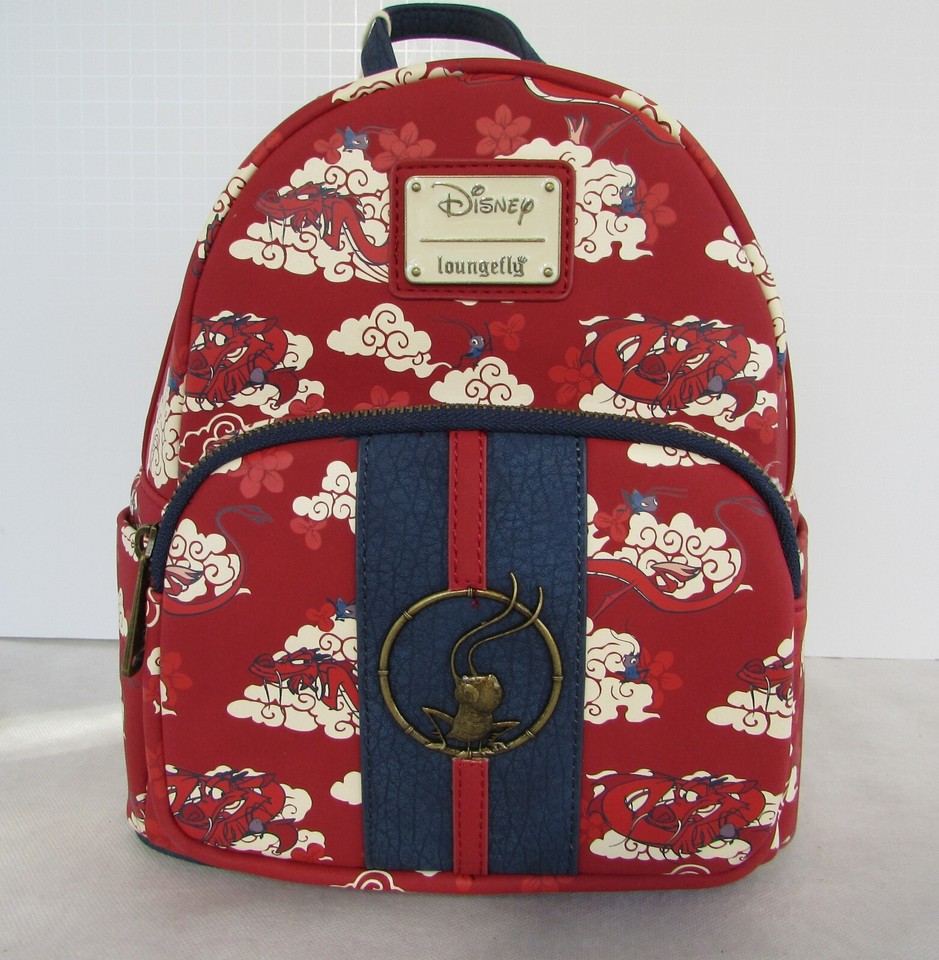 Disney Loungefly Mulan Mushu Clouds Mini Backpack NWT | eBay