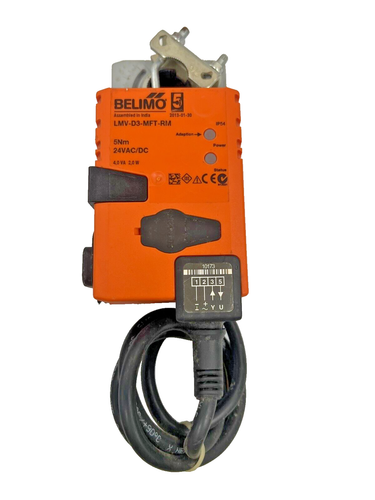 BELIMO LMV-D3-MFT-RM VAV-COMPACT VOLUMETRIC FLOW CONTROLLER 24V AC / DC ...