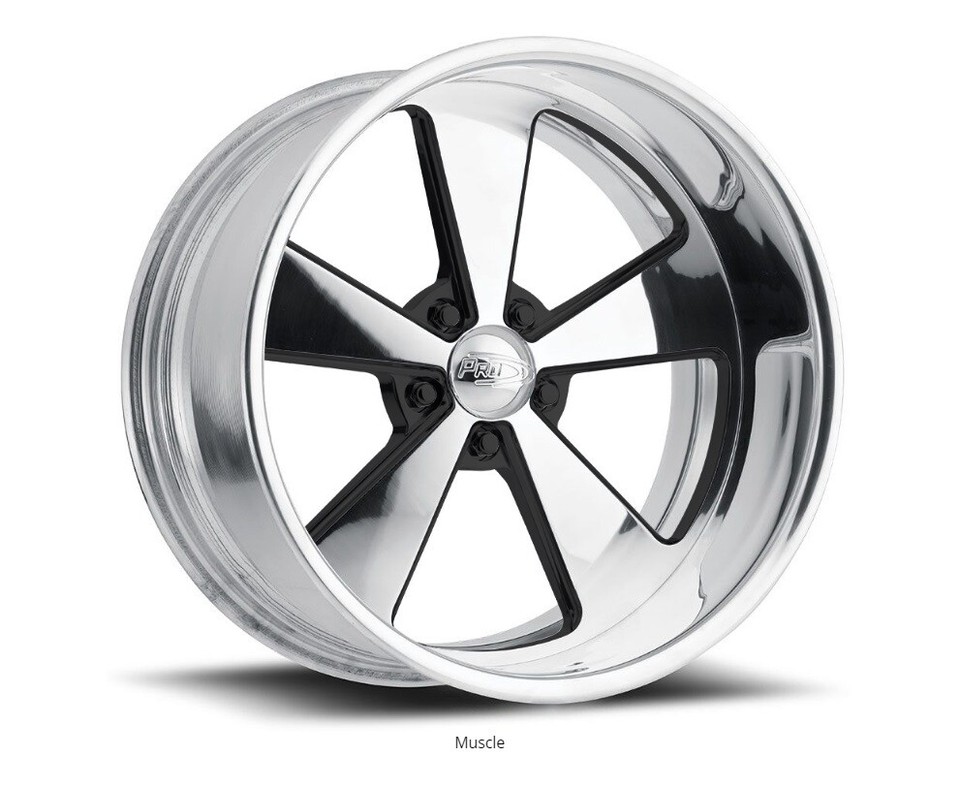 22 PRO WHEELS RIMS MUSCLE FORGED BILLET POLISHED ALUMINUM US ...