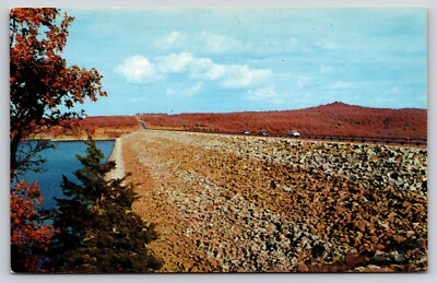 Tenkiller Dam Illinois River Northeastern Oklahoma OK Vintage Postcard ...