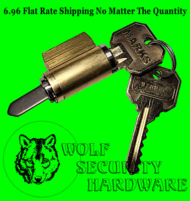 Marks Key-in-Lever Lock Cylinder Schlage C Keyway Brass SC4 6-Pin 2 ...