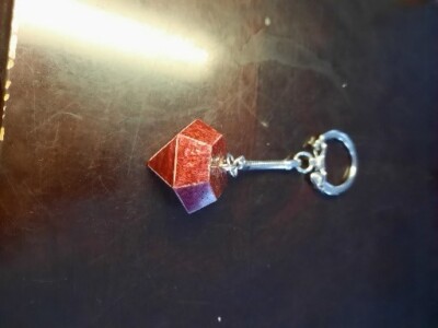 handmade red gem key chain | eBay