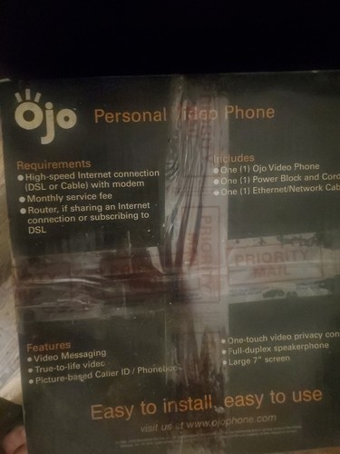 Motorola OJO Personal Video Phone LCD Display PVP 1000 With Original ...