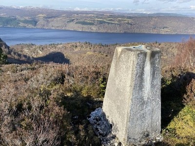 Photo A3 Dun Garbh Trig Point Flush Bracket S8175 Inverfarigaig c2022 ...