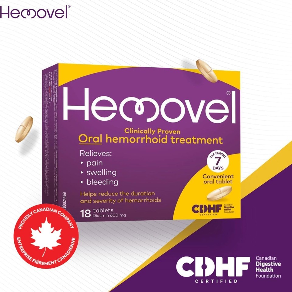 AiWaWa CA, Hemovel For Relief Of Hemorrhoid PAIN SWELLING BLEEDING 18 ...