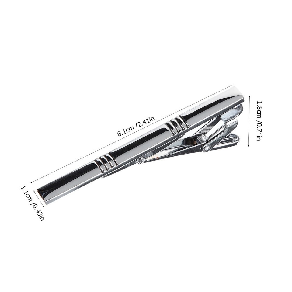 3pcs Tie Clip Business Suit Tie Clip Necktie Clip Wedding Tie Clip Men ...