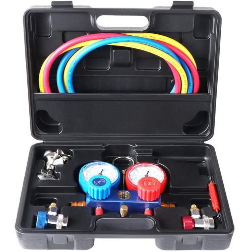 HSEAMALL kit Recharge climatisation Voiture clim Auto Tuyau Recharge ...