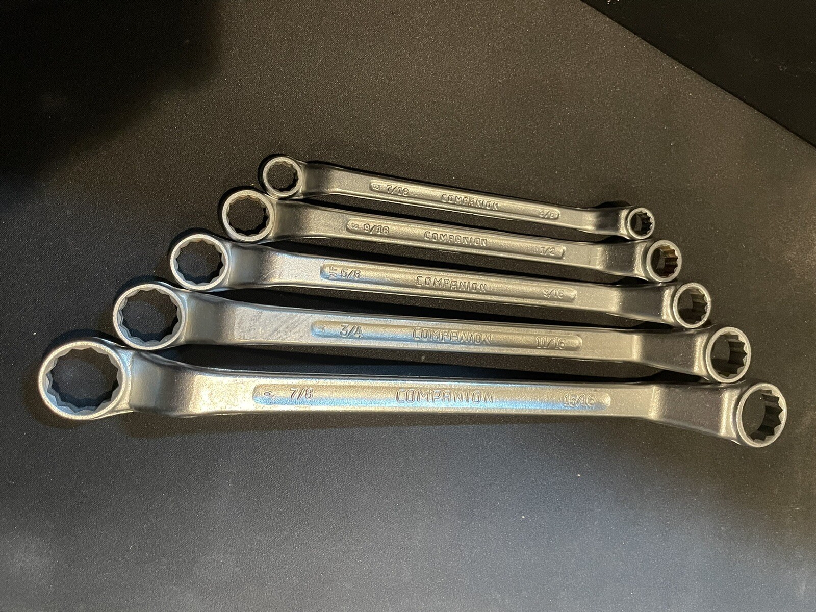 Vintage Sears Companion Wrench Set 5pc Box End Drop Forged USA SAE ...