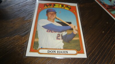 1972 TOPPS # 269 DON HAHN BASEBALL CARD | eBay