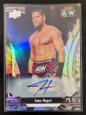 2023 AEW Jake Hager Base AUTO Trading Card Upper Deck #90171 | eBay