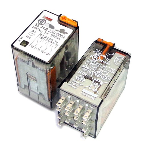 2Pcs 55.34.8.230.0054 230VAC Power Relay 14Pins | eBay