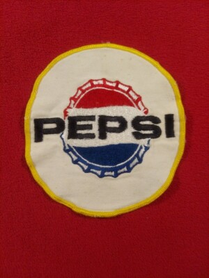 Vintage Pepsi Patch 5.25" Bottle Cap Embroidered | eBay
