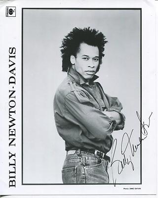 BILLY NEWTON-DAVIS SIGNED PUBLICITY PHOTO AUTOGRAPH SINGER SONGWRITER ...