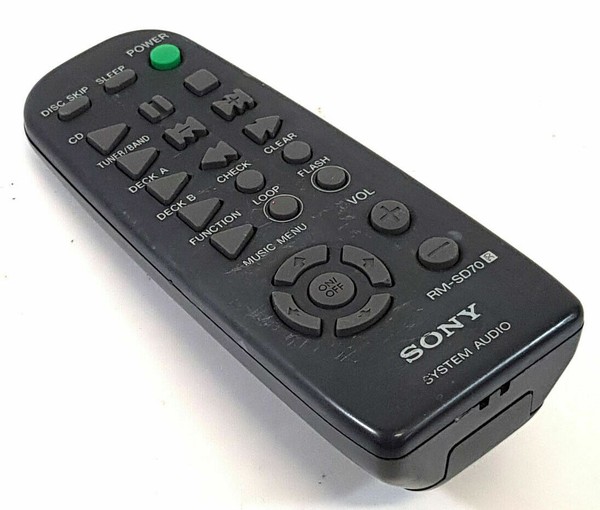 Sony Rm-sd70 Audio System Remote Control Original Genuine 557ca for ...