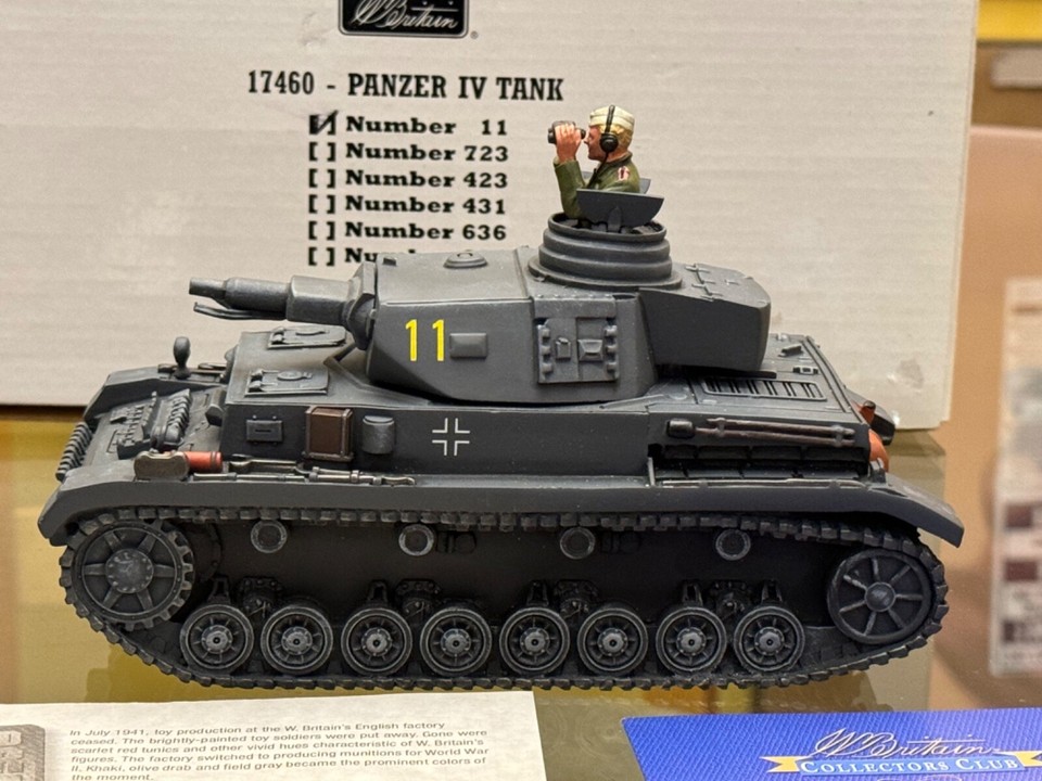 Britain ww2 German Panzer IV Tank 17460 Turret #11 RETIRED,WITH ...
