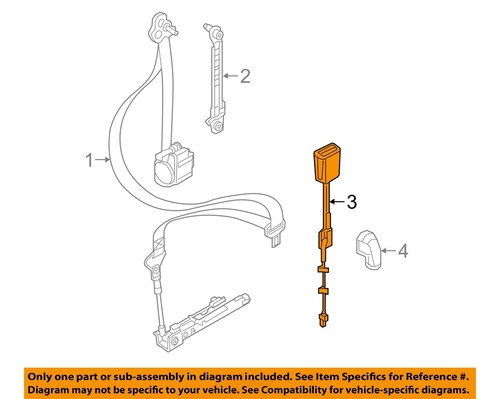CHRYSLER OEM 19-23 Renegade Restraint Systems Front Seat Belts-Buckle ...