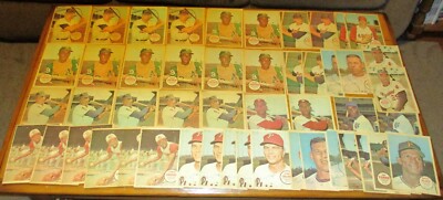 1967 Topps Poster Inserts Lot (49 assorted) W/Torre-Powell-Alou's ...