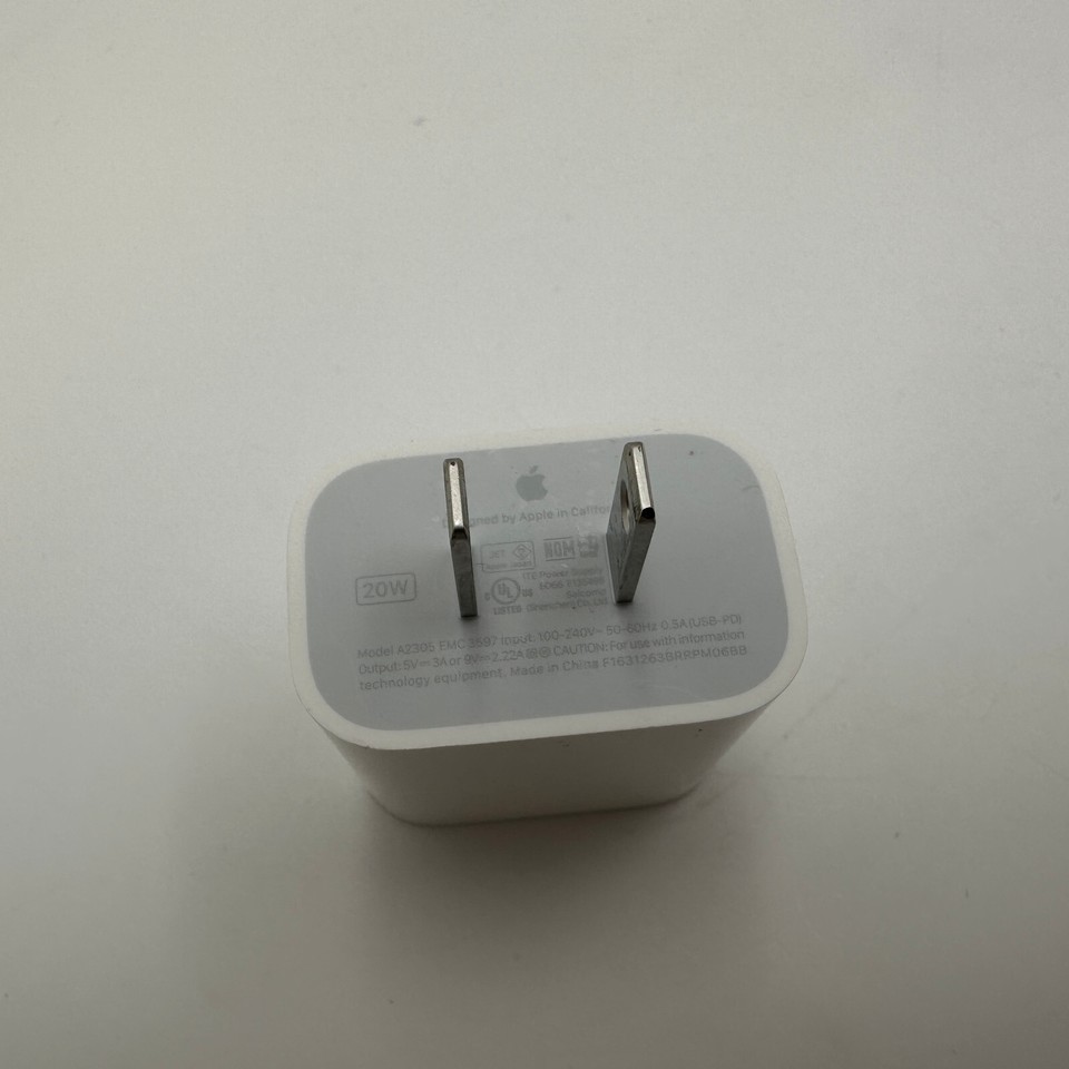 OEM Genuine Original Apple iPad 20W USB-C Wall Charger Power ADAPTER | eBay