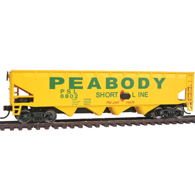 Walthers 931-1658 Peabody Short Line Offset Quad Hopper - Ready To Run ...
