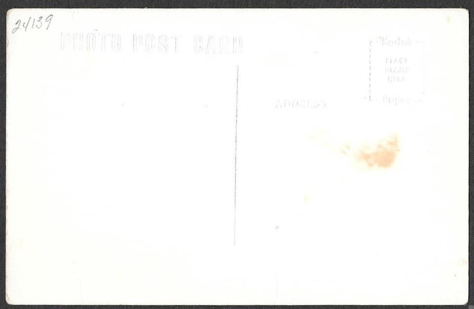 RPPC Real Photo Postcard Auto Log Sequoia National Park California ...