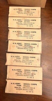 VT-221 BENDIX/ RCA, NOS/NIB US Army Signal Corps Bendix Radio Corp. | eBay