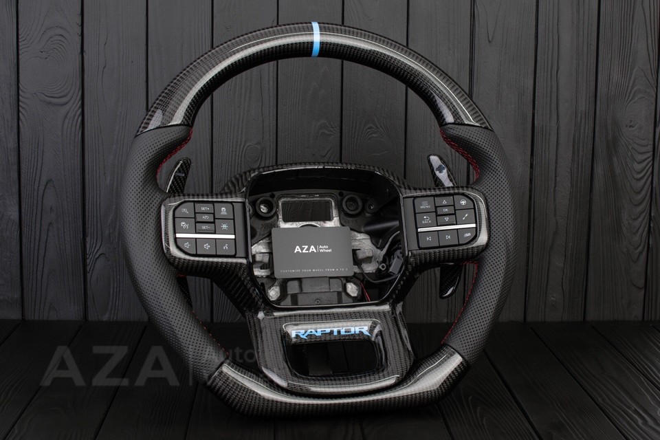Ford Raptor Steering Wheel HEATED F150 Custom Carbon Fiber 2021 2022 | eBay
