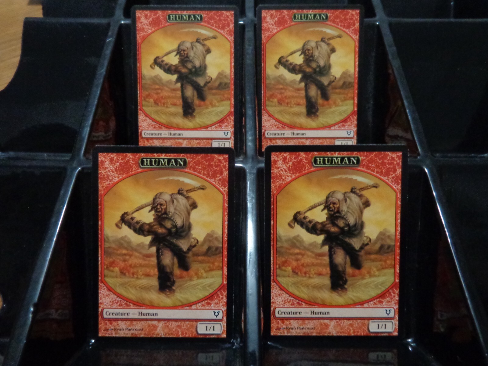 MTG Human Token 4 pack | eBay